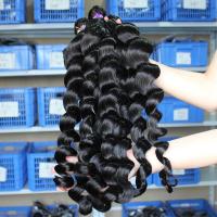 China Loose Wave Virgin Indian Human Hair Long Weave 1B Grade 8-40 Inch No Chemical for sale