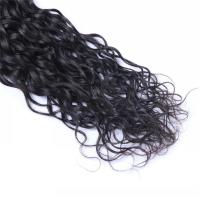 China Unprocessed Full Cuticle Peruvian Human Hair Weave Natural Color 1B for sale