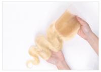 China 613 Color 100% Brazilian Virgin Hair Body Wave 4x4 Closure Free Part 8-24 Inch for sale
