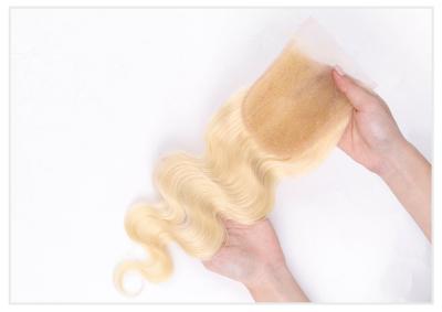 China 613 Color 100% Brazilian Virgin Hair Body Wave 4x4 Closure Free Part 8-24 Inch for sale