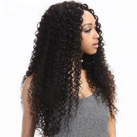 China 8 Inch Kinky Curl Middle Part 100% Brazilian Virgin Hair Lace Closure 10A Grade for sale