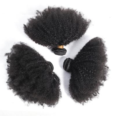 China 100% Brazilian Virgin Human Hair Afro Kinky Curly Bundles 10A Grade 8-40 Inches for sale