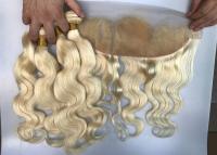 China 1b 613 Remy Virgin Peruvian Human Hair Weave 4 Bundles 100g Each No Mixed No Fiber for sale