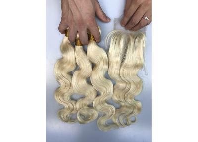 China 100% Brazilian Virgin Hair Body Wave 3 Bundles 1B 613 Color 8-30 Inch Extensions for sale