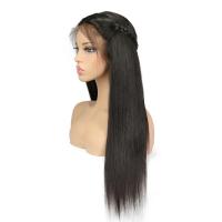 China 150% Density Brazilian Full Lace Human Hair Wig with Baby Hair for Black Women 10A Grade for sale