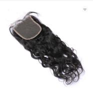 China Natural Wave Closure Free Part Peruvian Human Hair Extensions No Shedding No Tangle for sale