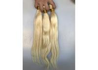 China Full Cuticle 100% Brazilian Virgin Hair 22 Inch 613 Blonde Straight Hair Weave for sale