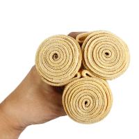 China 10-30 Inch Double Weft Peruvian Virgin Hair Straight Weave Color 613 Blonde 100g for sale