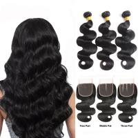 China 10A Grade Brazilian Virgin Hair Body Wave 8-40 Inch Double Weft Extensions for sale