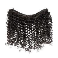 China Black Color 100% Brazilian Virgin Hair Deep Wave Bundles 8-40 Inch with Lace Closure for sale