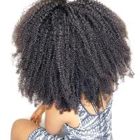 China 1B Afro Kinky Curly 100% Brazilian Virgin Hair 8-40 Inch Bouncy Soft Elasticity for sale