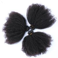 China 1B Afro Kinky Curly 100% Brazilian Virgin Hair 8-40 Inch Bouncy Soft Elasticity for sale