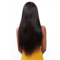 China 10A Grade 100% Brazilian Virgin Hair Straight 3 Bundles with Swiss Lace Closure 8-40 Inches for sale