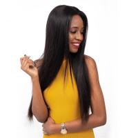 China 10A Grade 100% Brazilian Virgin Hair Straight 3 Bundles with Swiss Lace Closure 8-40 Inches for sale