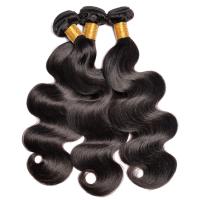 China 10 Inch Virgin Human Hair Body Wave Bundles with Lace Frontal 13x6 for Women for sale