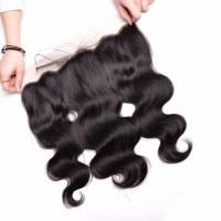 China 10 Inch Virgin Human Hair Body Wave Bundles with Lace Frontal 13x6 for Women for sale