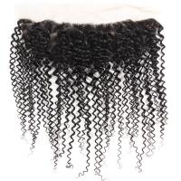 China Kinky Curl Undyed Peruvian Virgin Hair Weave 3 Bundles with Frontal 10A Grade 8-40 Inch No Shedding for sale