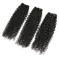 China Kinky Curl Undyed Peruvian Virgin Hair Weave 3 Bundles with Frontal 10A Grade 8-40 Inch No Shedding for sale