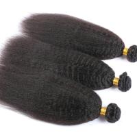 China 10A Grade Peruvian Virgin Human Hair Extensions Yaki Straight Natural Color 8-40 Inch Dyeable for sale
