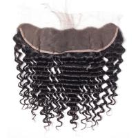 China Deep Wave Peruvian 100 Remy Human Hair Weave Bundles With Frontal No Shedding for sale
