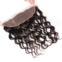 China Natural Wave Virgin Peruvian 100% Human Hair Unprocessed Bundles Frontal for sale