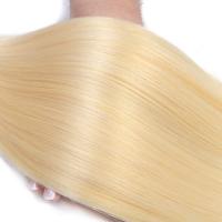 China 613 Blonde Straight 3 Bundles Peruvian Virgin Human Hair Weave 10A Grade 18 Inch for sale