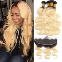 China European Virgin Human Hair 13x6 Lace Frontal Wig 1B/613 Color 10A Grade 8-40 Inch for sale