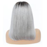 China Natural Cambodian Straight Hair Bob Wig 10A Grade 10-18 Inch with Baby Hair for sale