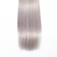 China 1B Silver Grey Ombre Straight Malaysian Hair Extensions 10A Grade 100g No Shedding for sale
