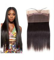 China 360 Lace Frontal Closure 100% Virgin Brazilian Human Hair Straight 8-24 Inch for sale