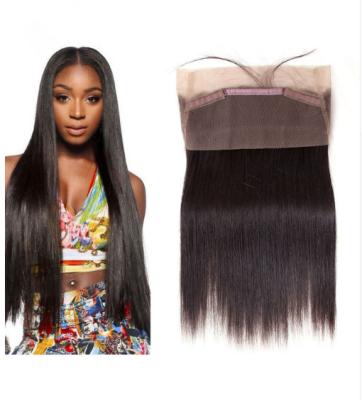 China 360 Lace Frontal Closure 100% Virgin Brazilian Human Hair Straight 8-24 Inch for sale