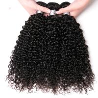 China Malaysian Curly Hair Bundles with Closure 100g per Piece 10A Grade Virgin Remy Human Hair for sale