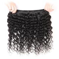 China 100% Brazilian Virgin Human Hair Deep Wave Double Weft Extensions 10A Grade 8-40 Inch for sale