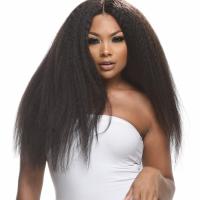 China Yaki Straight 100% Virgin Human Hair Extensions 3 Bundles with Lace Closure 10A Grade 18 Inch for sale