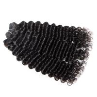 China 30 Inch Deep Wave Peruvian Human Hair Weave 100 Remy Shedding Free 10A Grade for sale