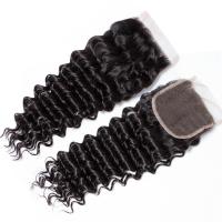 China 30 Inch Deep Wave Peruvian Human Hair Weave 100 Remy Shedding Free 10A Grade for sale