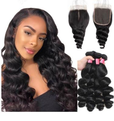 China 8-30 Inch 100% Brazilian Virgin Hair Natural Color Healthy Soft Human Hair Extensions for sale