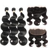China 24 Inch Malaysian Body Wave Bundles Virgin Hair Extensions 100g 10A Grade for sale