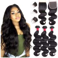 China Double Weft French Curl Human Hair Bundles 10A Grade 8-40 Inch Virgin Remy for sale