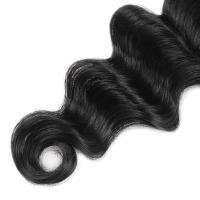 China 8A Ocean Wave 100% Virgin Brazilian Human Hair Extensions 18 Inch 100g for sale