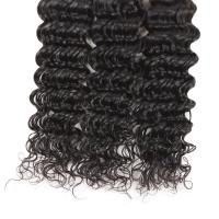 China 100g Indian Human Hair Deep Wave Weft Extensions 8-30 Inch Remy Real Hair for sale