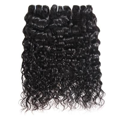 China 8A Grade Water Wave Indian Weft Hair Extensions 100% Human Hair Weave 8-30 Inch for sale