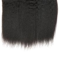 China Kinky Straight 100 Indian Remy Human Hair Weave 8A Grade Natural Color 8-30 Inch for sale