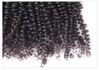 China Afro Kinky Curly Hair Extensions Weft 100% Indian Human Hair 10A Grade 10-28 Inch No Tangle for sale