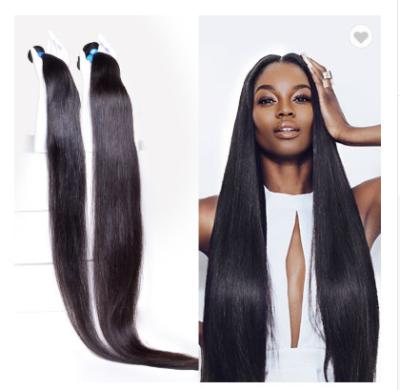 China 40 Inch 100% Peruvian Human Hair Weave Straight 10A Grade for Black Women for sale