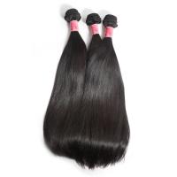 China 10A Grade Peruvian Straight Human Hair Weave 3 Bundles with Closure 8-40 Inch for sale