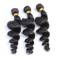 China Free Line Part Brazilian 100% Human Hair Extensions Loose Wave Virgin Hair 10A Grade 8-40 Inch for sale