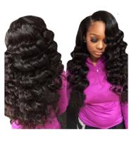 China 100 Peruvian Virgin Remy Hair Loose Wave Weave 8-30 Inch Natural Color Three Part for sale