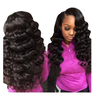 China 100 Peruvian Virgin Remy Hair Loose Wave Weave 8-30 Inch Natural Color Three Part for sale