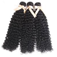 China 8 Inch Jerry Curly Bundles with Free Part Closure 100% Virgin Peruvian Human Hair Extensions for Women for sale